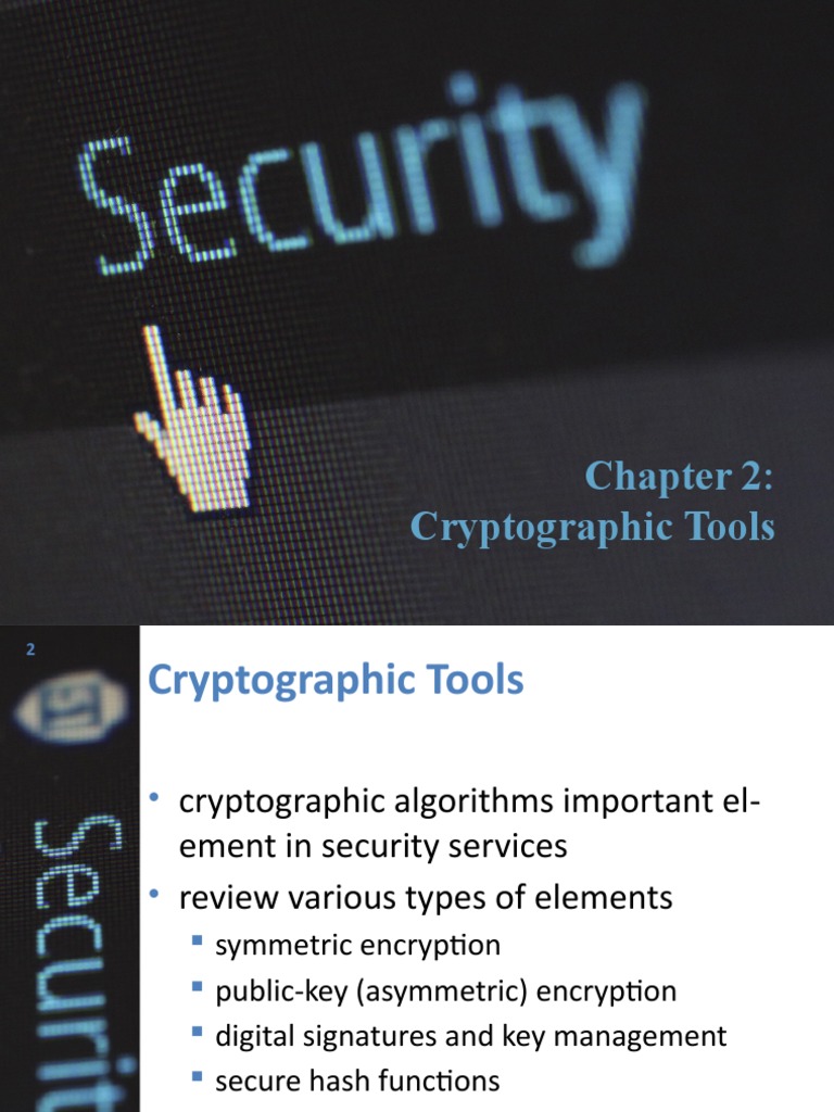 Chapter 2 - Cryptographic Tools | PDF