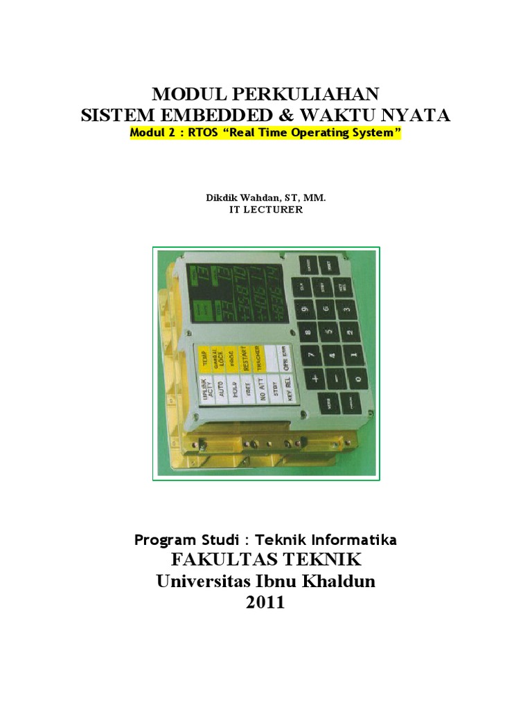 Modul 2.. RTOS | PDF | Komputer