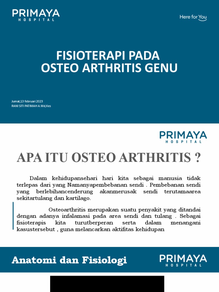 fISIOTERAPI PADA OA GENU | PDF