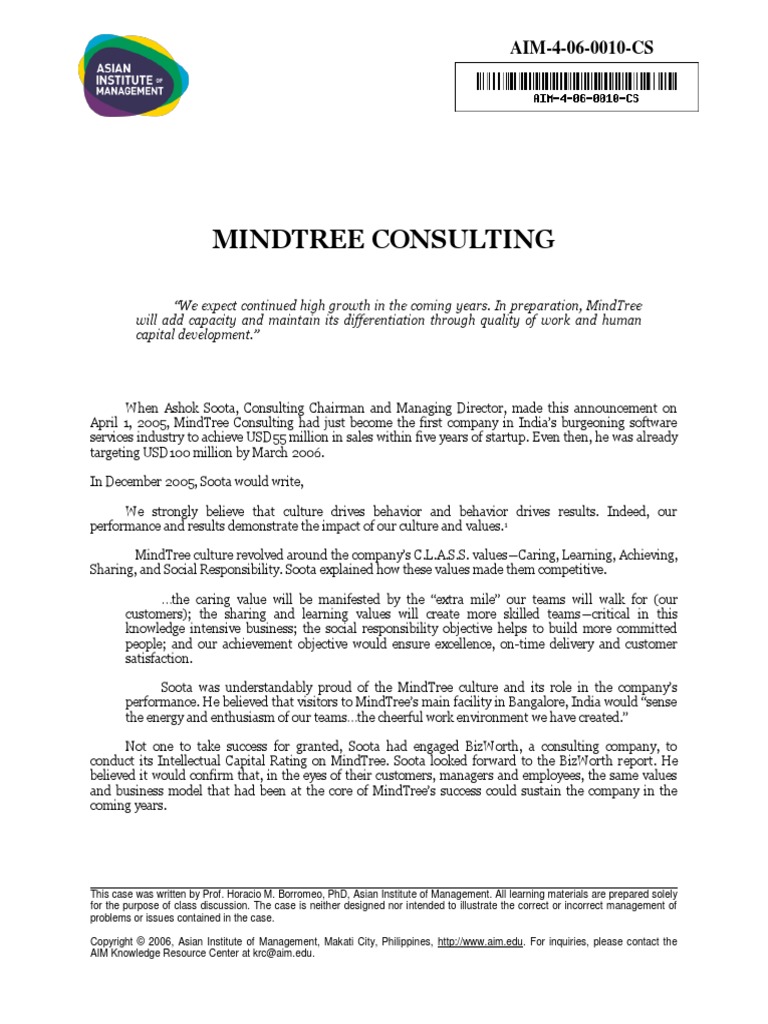 MindTree Consulting | PDF | Outsourcing | Exports