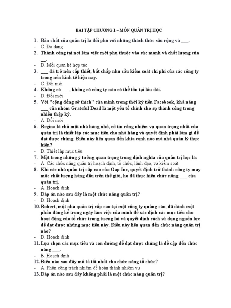 BT chương 1.docx | PDF