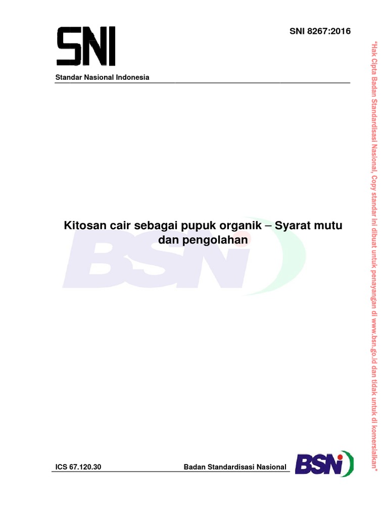 9099 - Sni 8267-2016 PDF | PDF