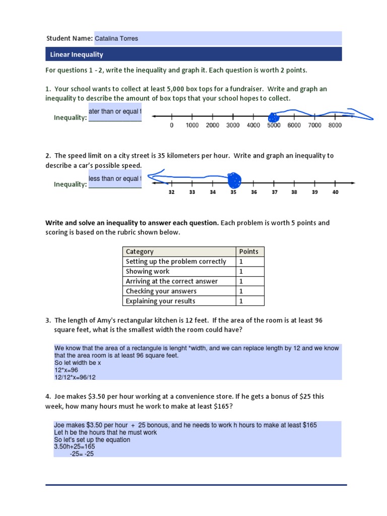 Linearinequality Pdf Pdf Mathematical Analysis Mathematical Concepts