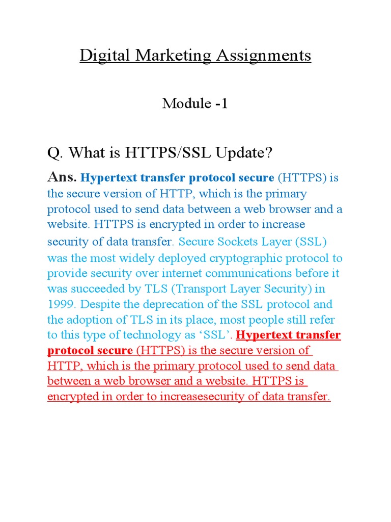 Module 1 Assignments Pdf