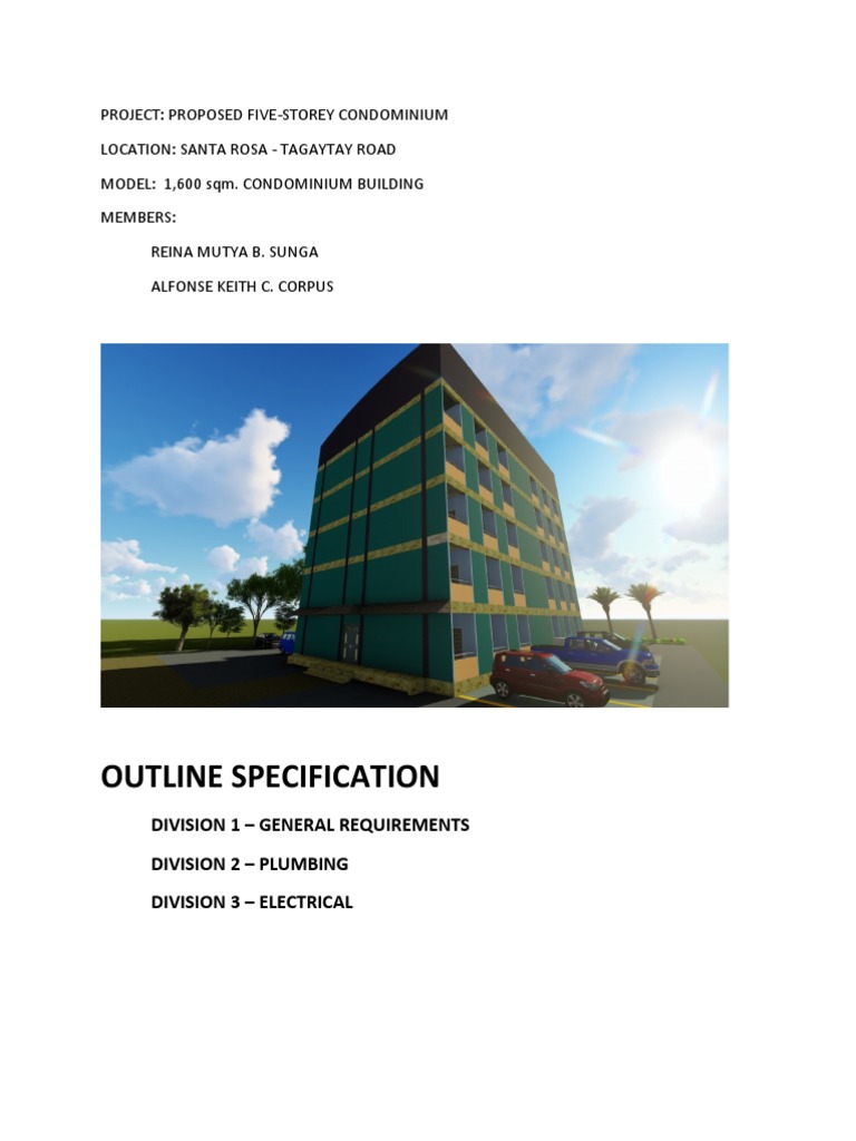 Technical Specification | Download Free PDF | Plumbing | Electrical Wiring