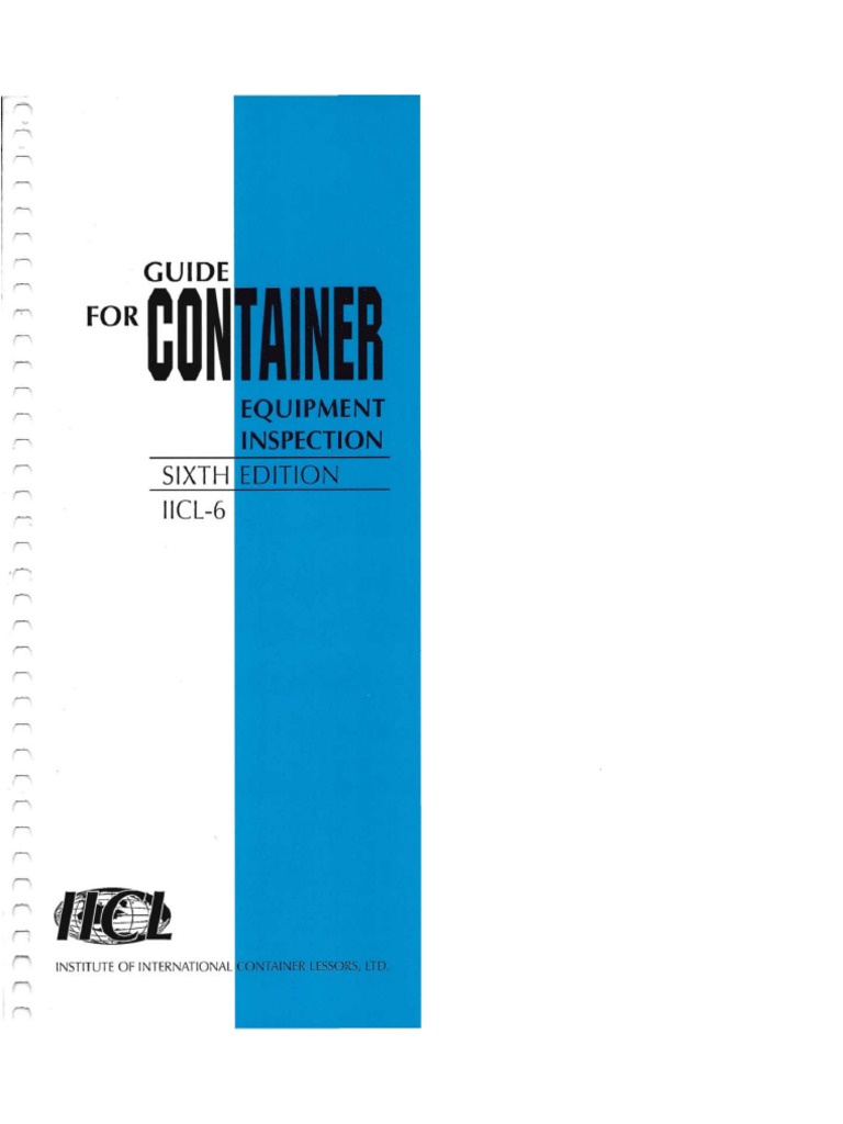 Guide For Container Inspection - 6 | PDF