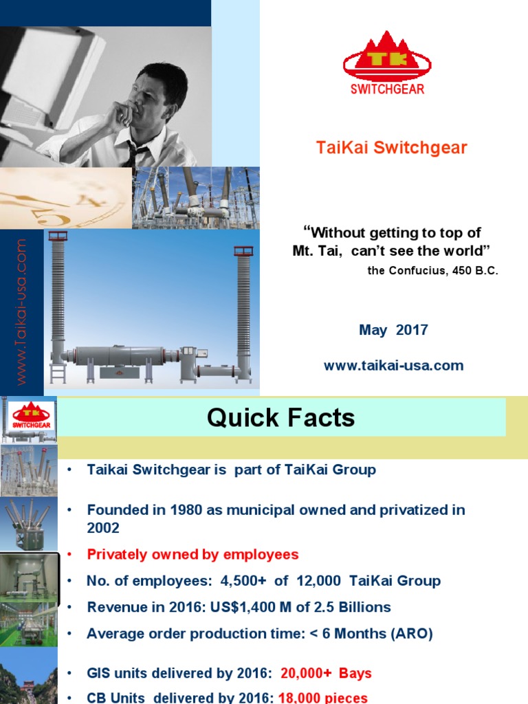 TaiKai Switchgear: A Leader in High Voltage Switchgear Technology from ...