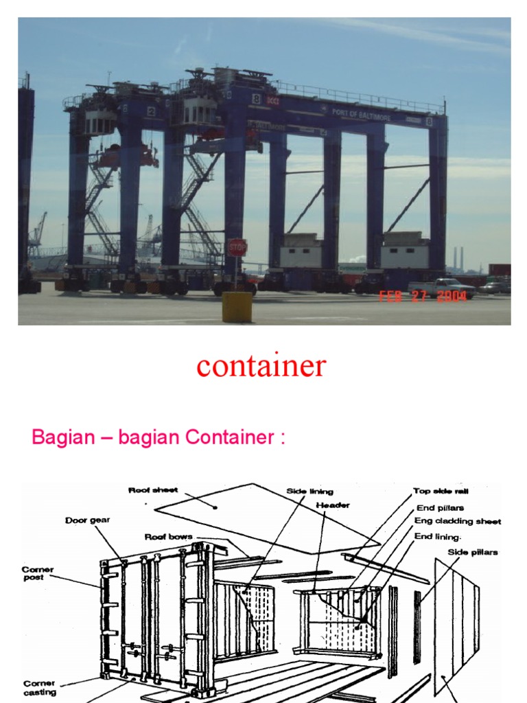 Ukuran dan Berat Container Standar | PDF
