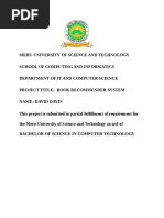 Movie Recommendation Project Report | PDF | Python (Programming Language) | Information Age