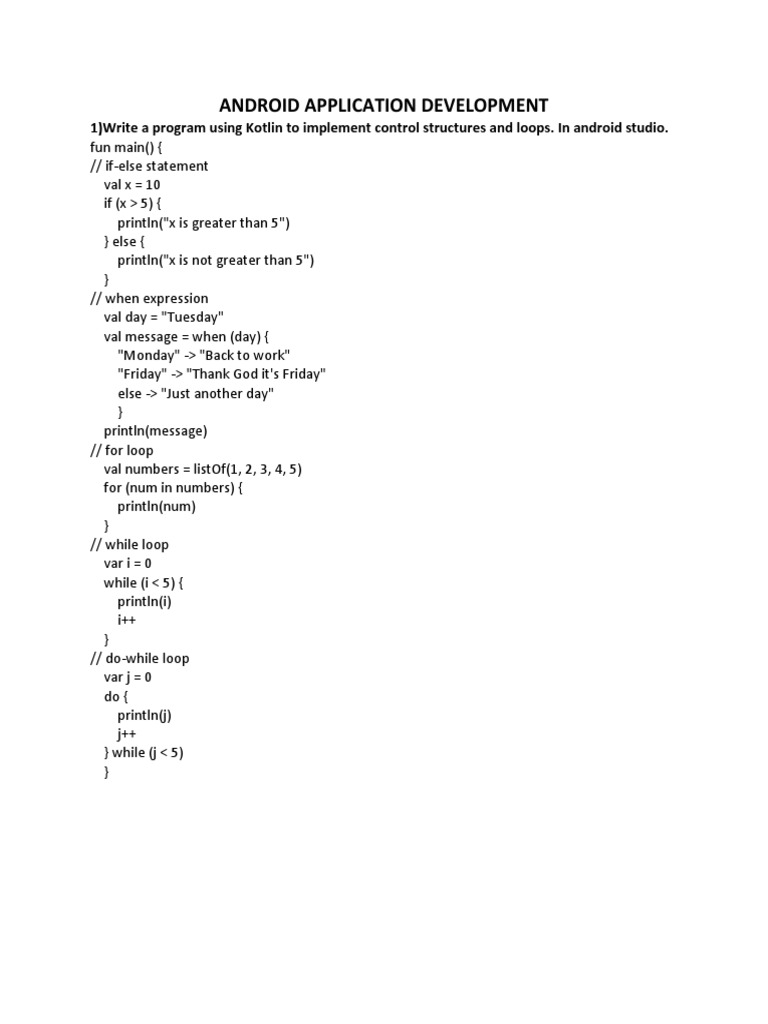 Android Application Development Pdf Pdf Android Operating System Computing Platforms