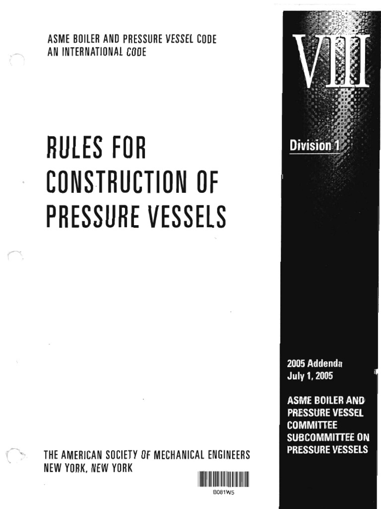 ASME VIII-1 04 Ed 05ad | PDF