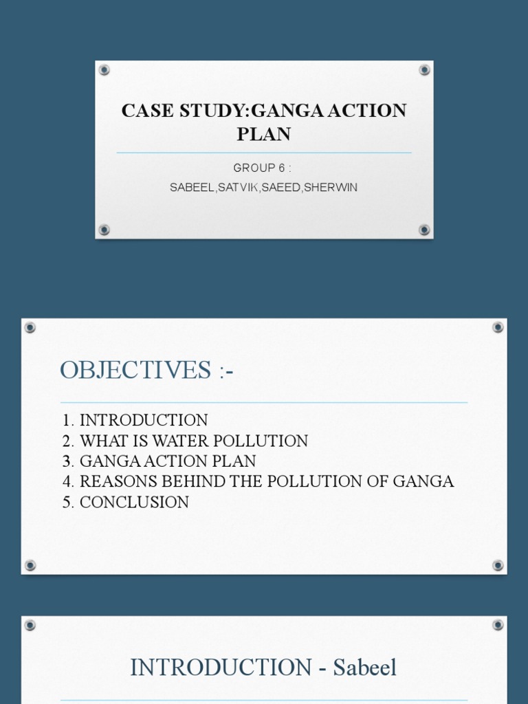Case Study on Ganga Action Plan and Causes of Ganga River Pollution ...