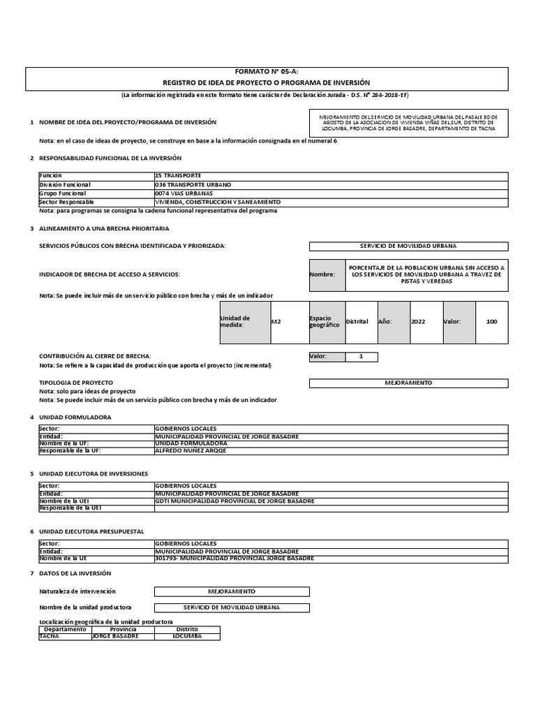 Formato 5 A | PDF | Economias