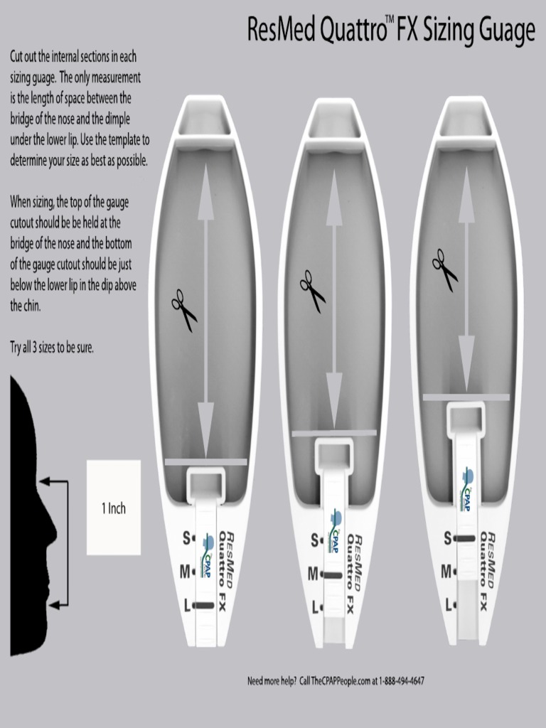 Quattro FX Sizing Template | PDF