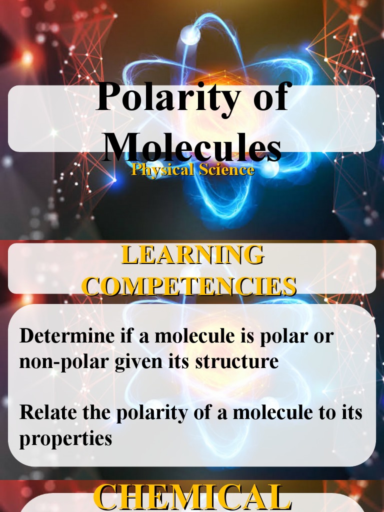Molecular Polarity Guide | PDF | Chemical Polarity | Chemical Bond