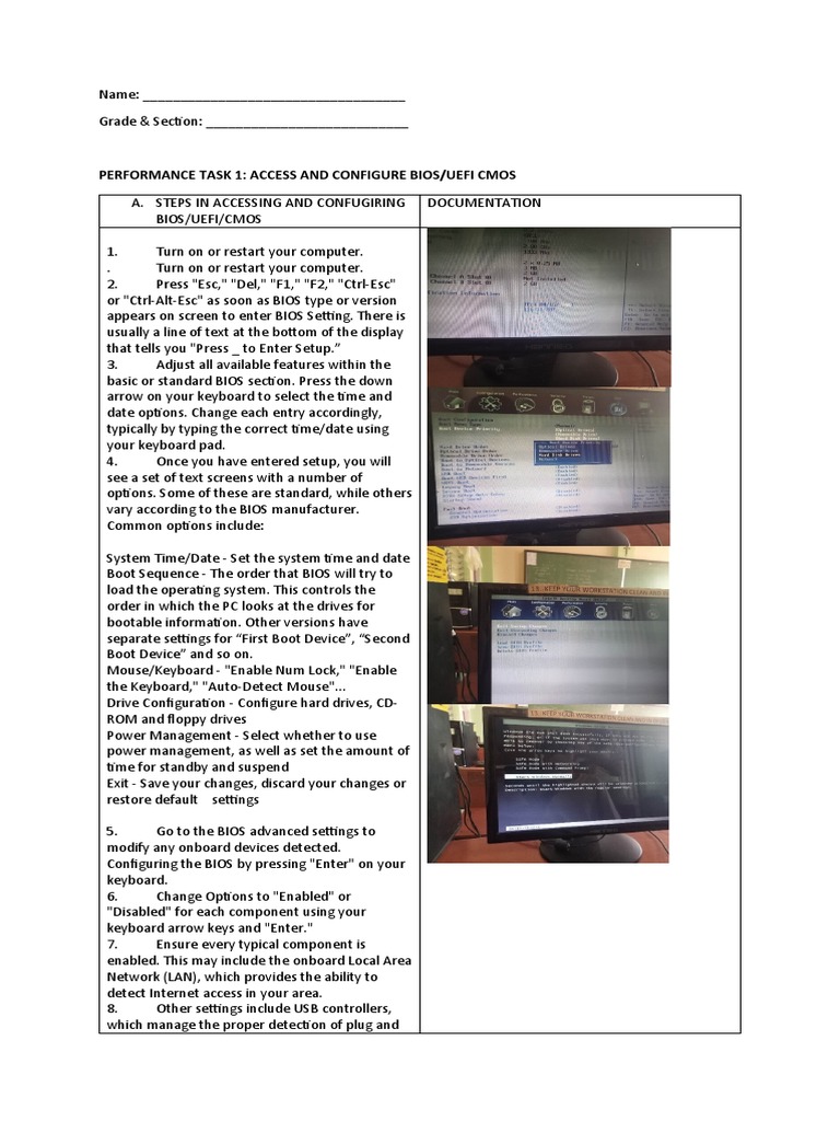 Configuring BIOS Settings and Boot Options to Install an Operating System from a Bootable Flash ...