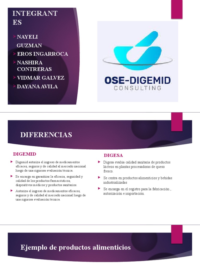 Diferencias Entre Digemid y Digesa | PDF