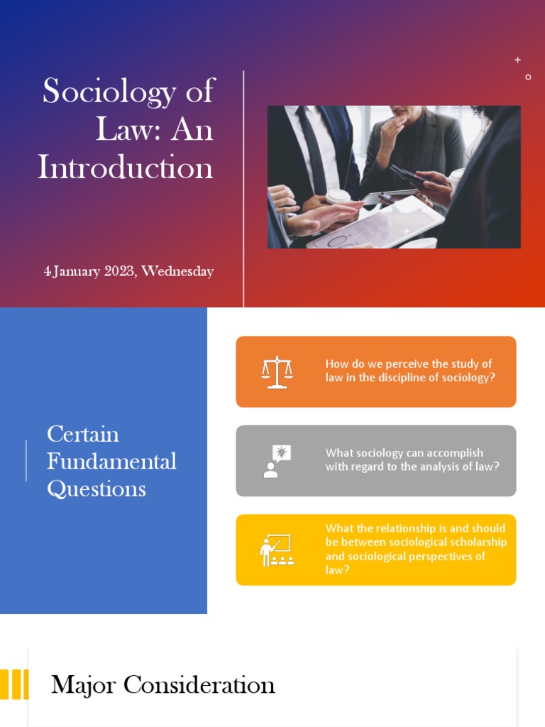 Sociology of Law - An Introduction | PDF | Sociology | Jurisprudence