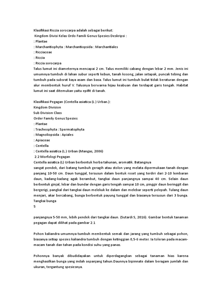 Klasifikasi Ric | PDF