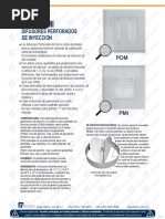 Rejillas y Registros HR y VR de Aluminio | PDF | Aluminio | Rieles