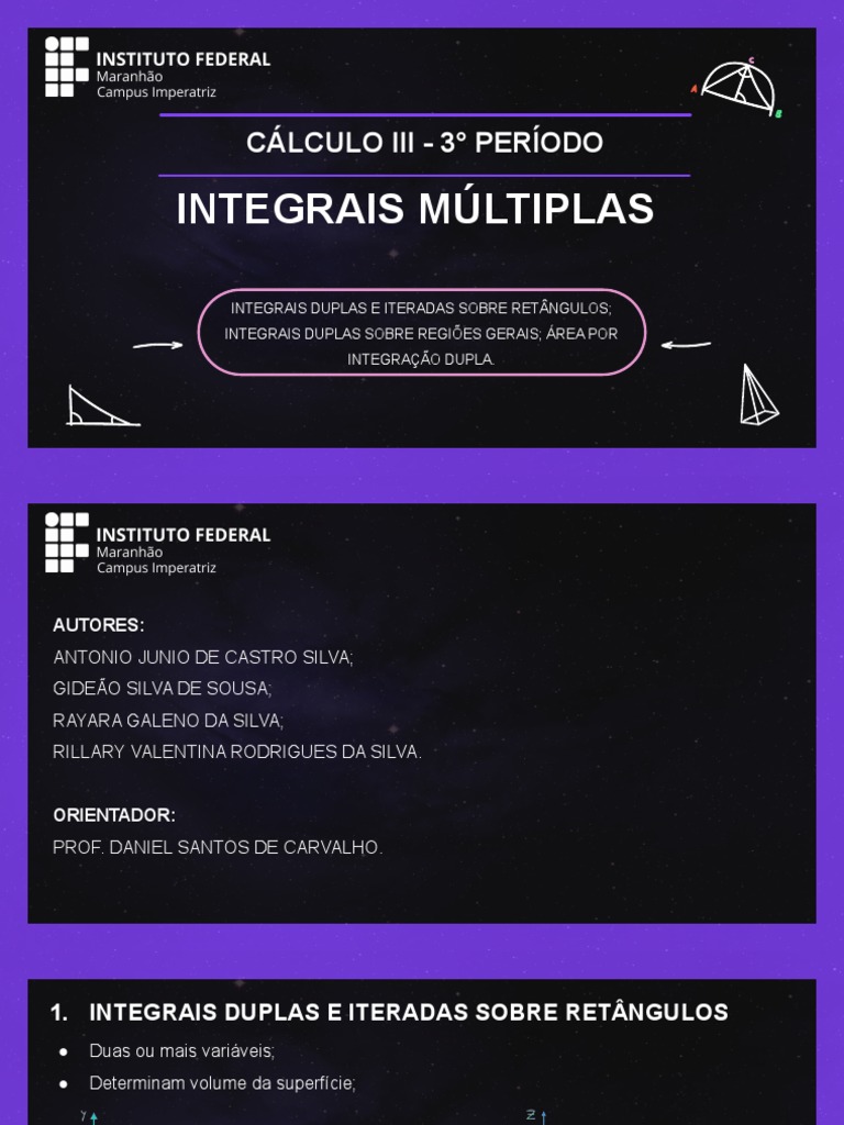 Cálculo Iii - Integrais Múltiplas PDF | PDF | Integrante | Cálculo