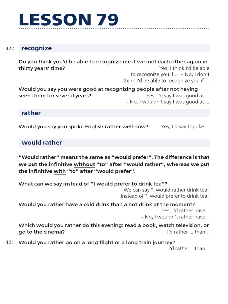 Lesson 79 | PDF