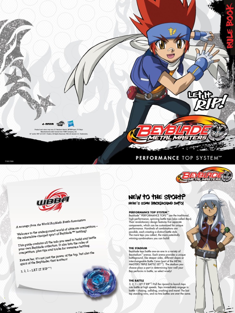 Beyblade 2011 Rulebook | PDF | Nature
