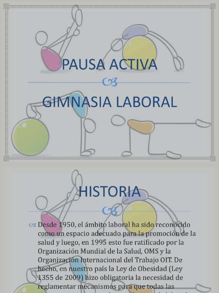 PDF Diapositivas Pausas Activas | PDF