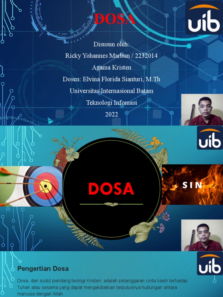 MENGHINDARI DOSA | PDF