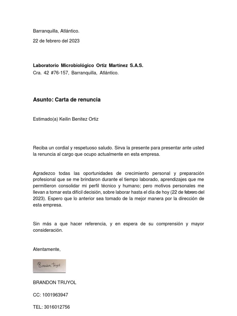 Modelo Carta Finalizacion Contrato | PDF Modelo Carta Finalizacion Contrato | PDF