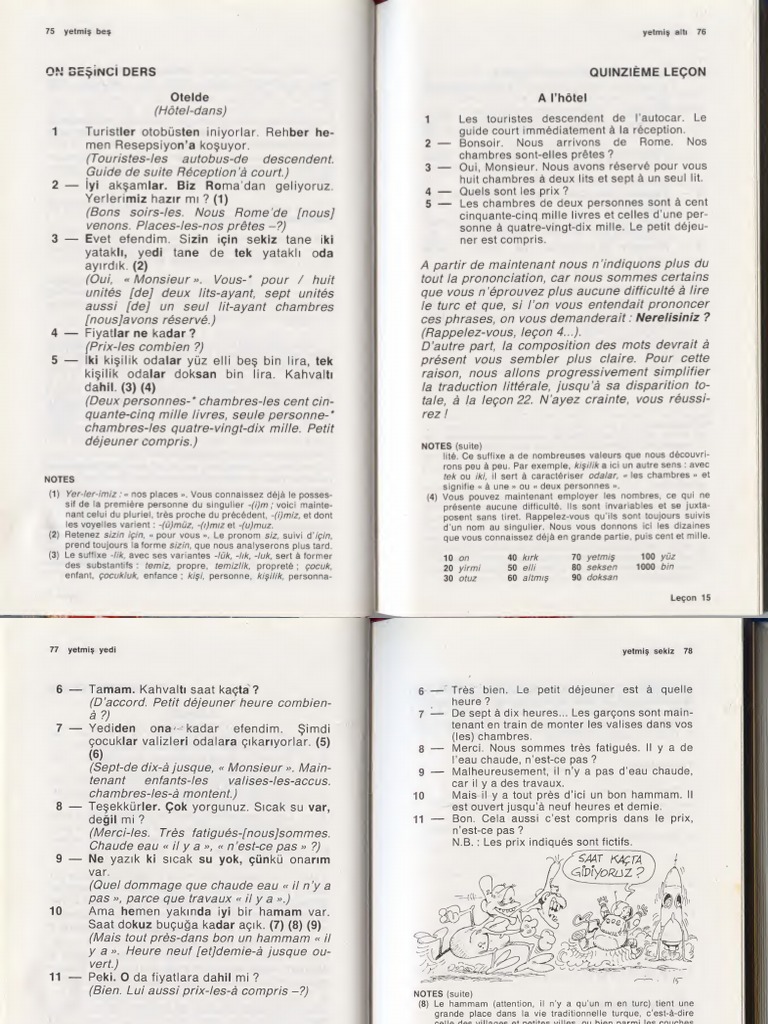 Assimil - Le Turc Sans Peine 2 | PDF | Nombre grammatical | Verbe