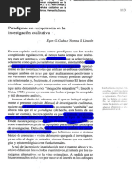 Guba & Lincoln - 2000 - Paradigmas en Competencia PDF | PDF | Paradigma | Science