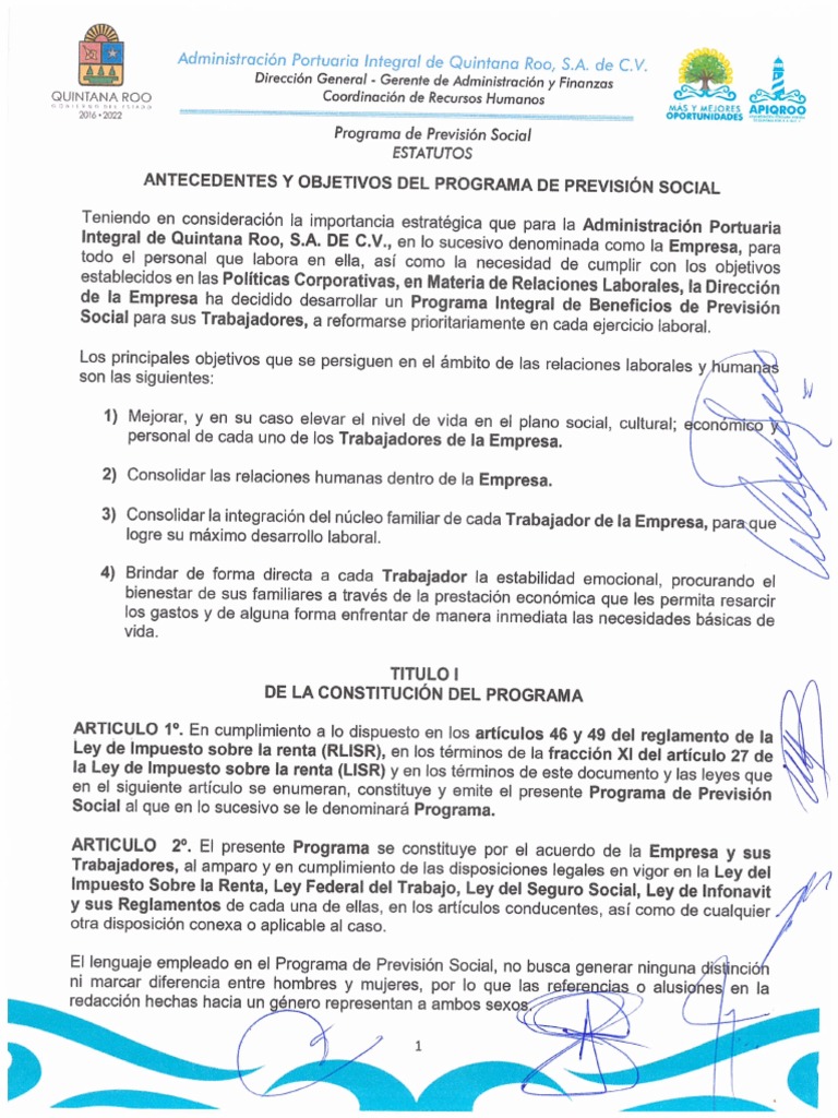 Plan de Prevision Social 2019 | PDF