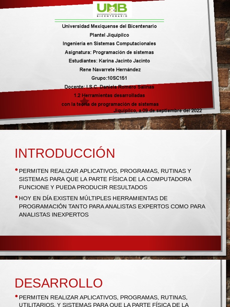Herramientas Desarrolladas Con La Teoria de La Programacion PDF | PDF ... Herramientas Desarrolladas Con La Teoria de La Programacion PDF | PDF ...