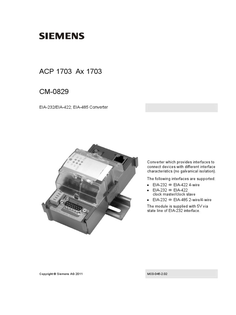 CM 0829 Eng | PDF | Electronics | Computing