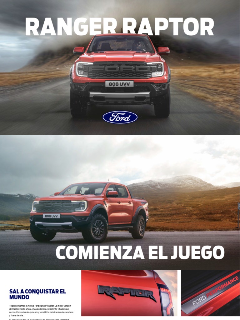 Catalogo Ford Ranger Raptor 2023 (España) | PDF | Reciclaje | Compania ...
