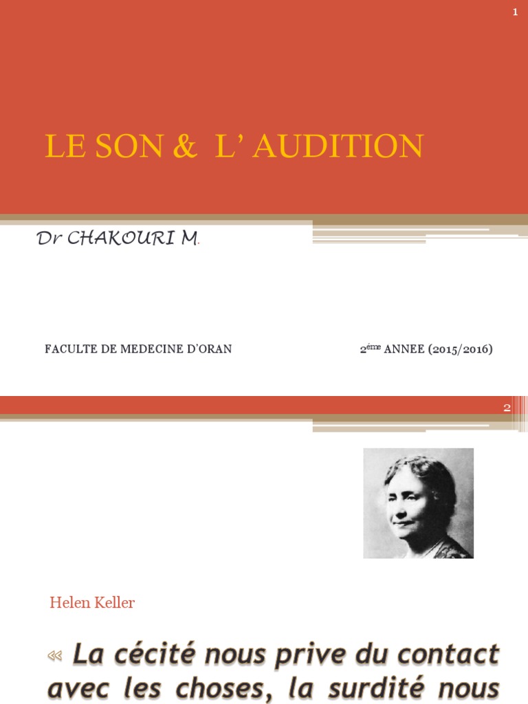Intensité sonore et caractéristiques du son | PDF | Son | Vagues