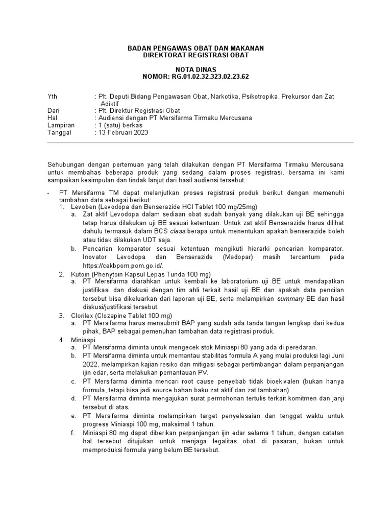 15 AUDIENSI MERSIFARMA - Rev 2 | PDF