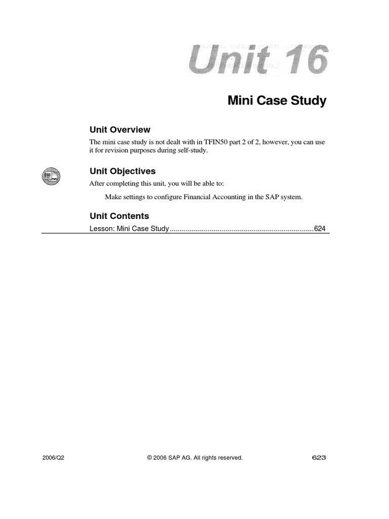 18 Unit 16 - Mini Case Study | PDF | Invoice | Accounts Payable