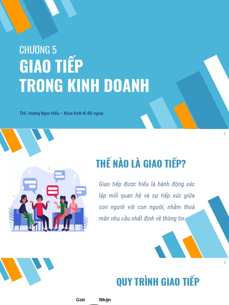 CHƯƠNG 5 - GIAO TIẾP TRONG KINH DOANH PDF | PDF