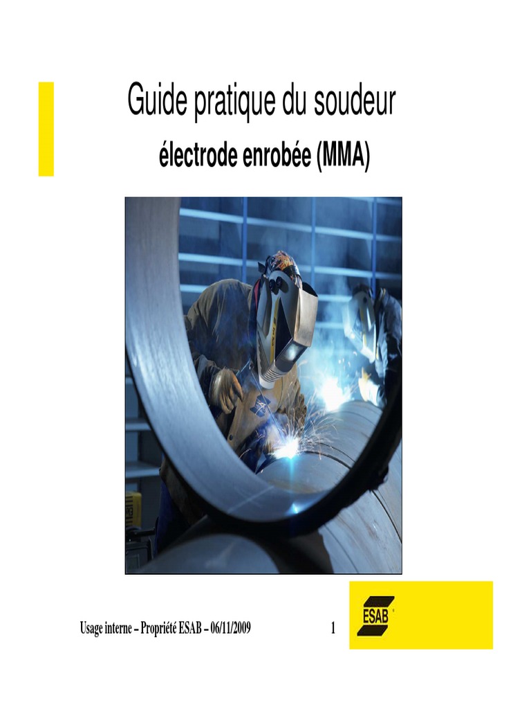 120-Guide Pratique Du Soudeur ARC MMA ESAB | PDF | Soudage | Construction