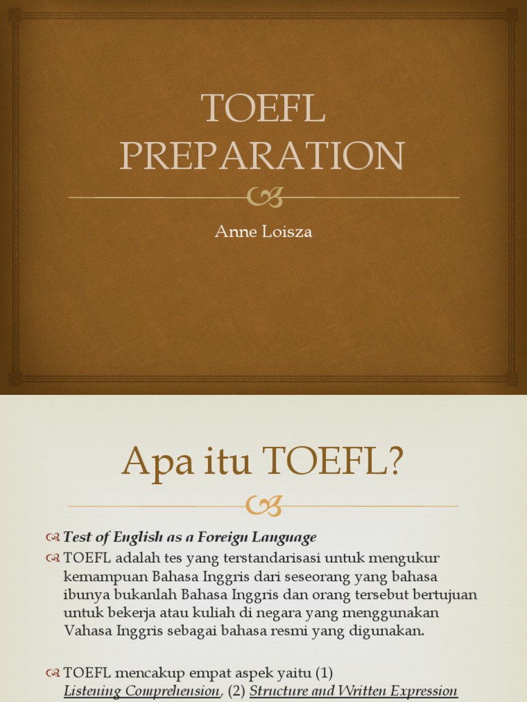Toefl Preparation | PDF