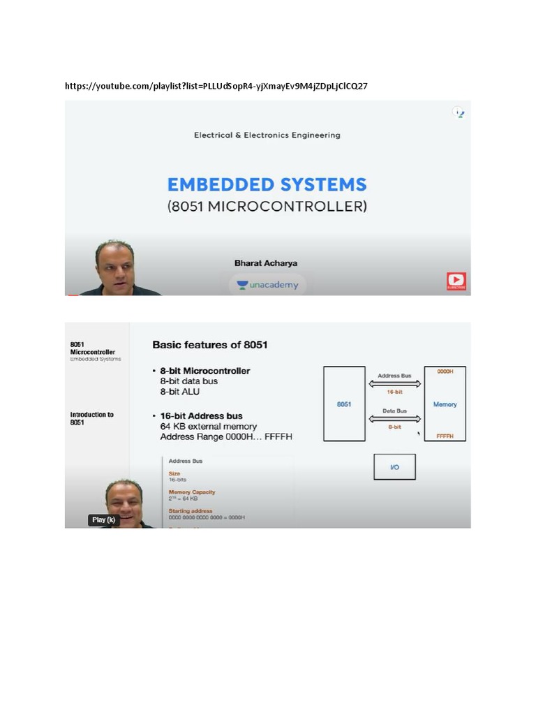 8051 Microcontroller | PDF