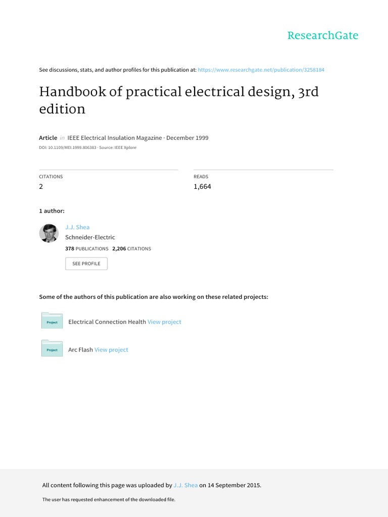 Handbook of Practical Electrical Design | PDF | Polymers | Plasma (Physics)