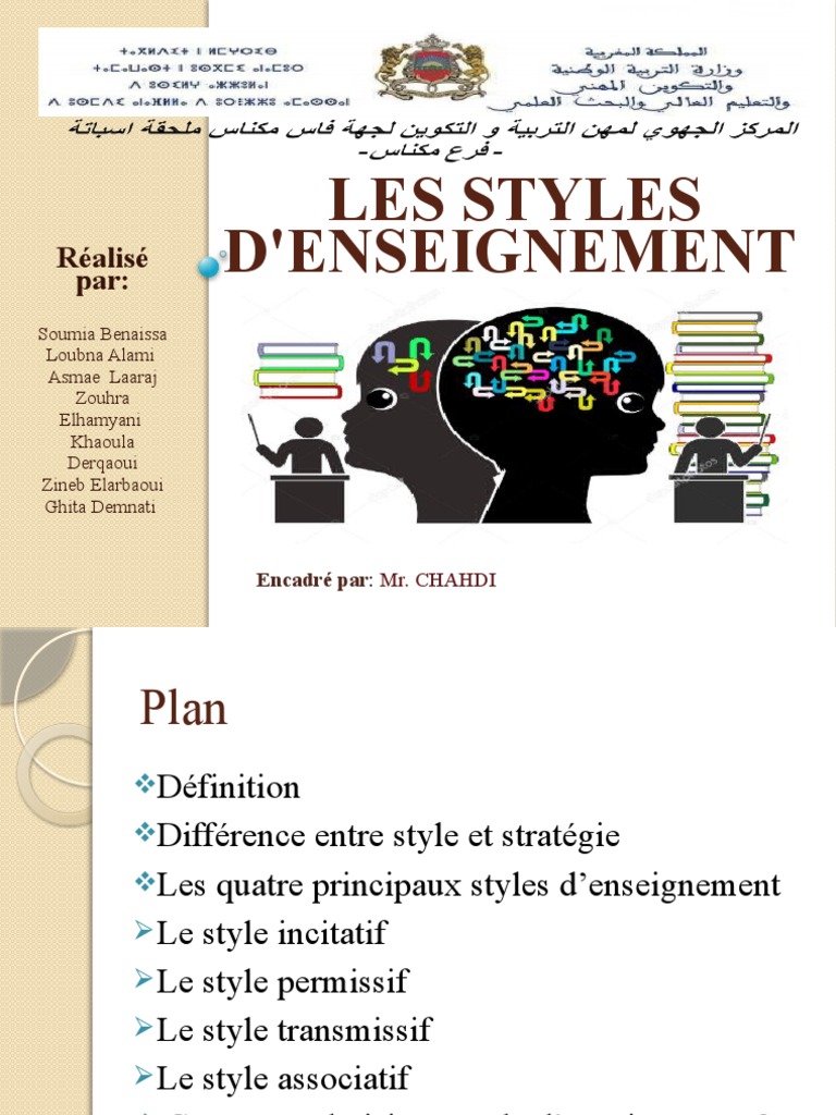 Les 4 styles d'enseignement expliqués | PDF | Enseignement | Apprentissage