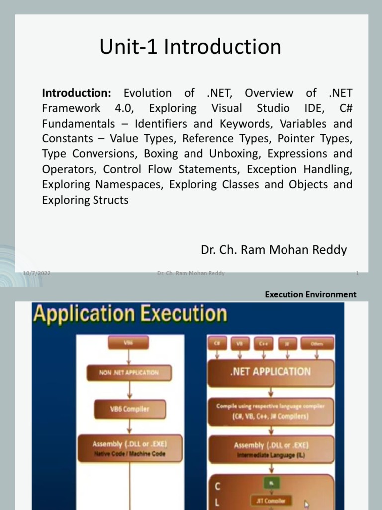 Unit 1 2 Pdf Language Integrated Query C Sharp Programming Language 4451