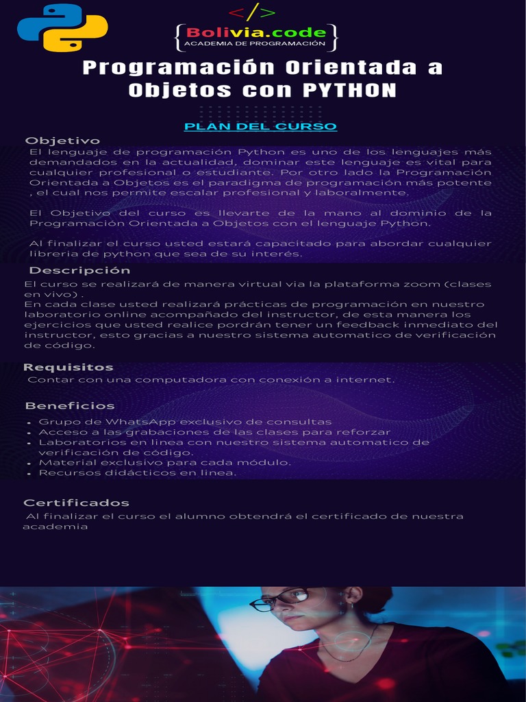 Curso Poo Con Python Clases Y Objetos Pdf Python Lenguaje De Programación Programación