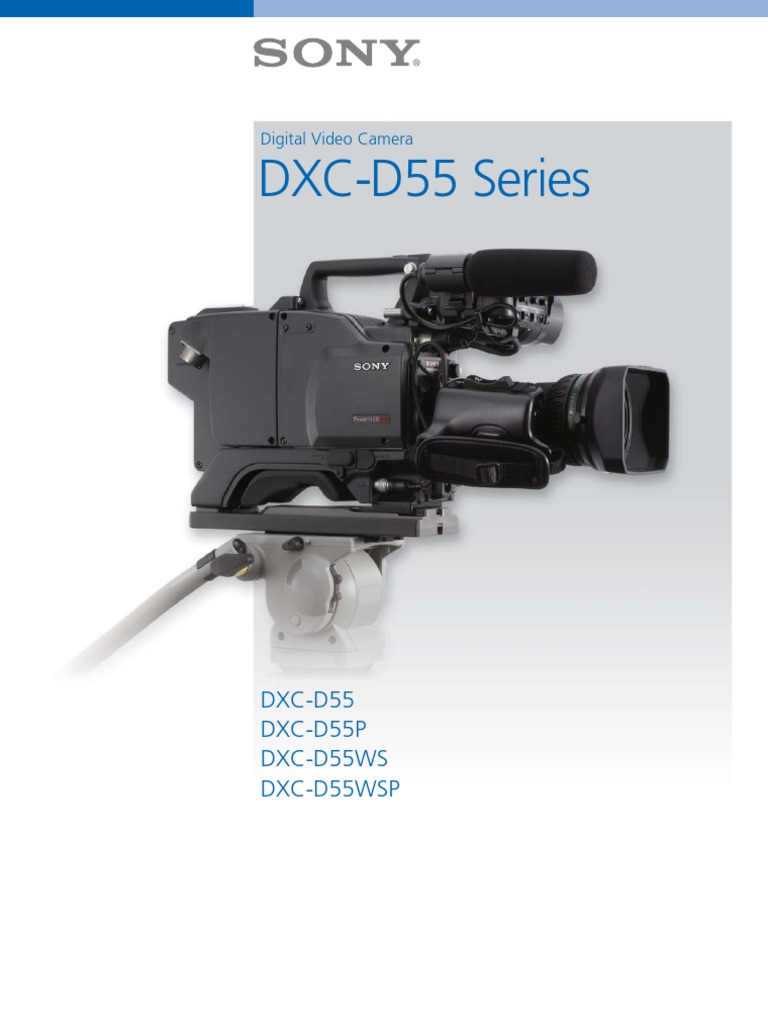 DXC D55 | PDF | Camera | Camera Lens