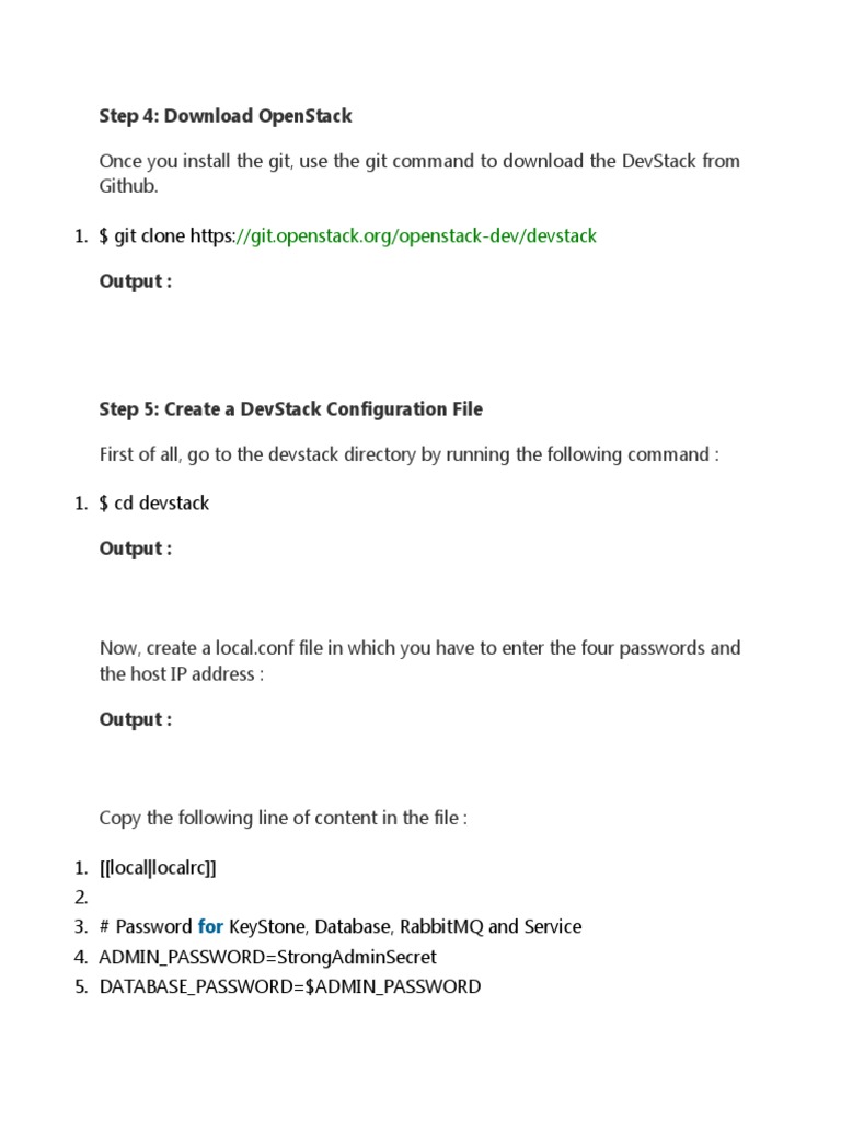 Openstack | PDF | Open Stack | Utility Software