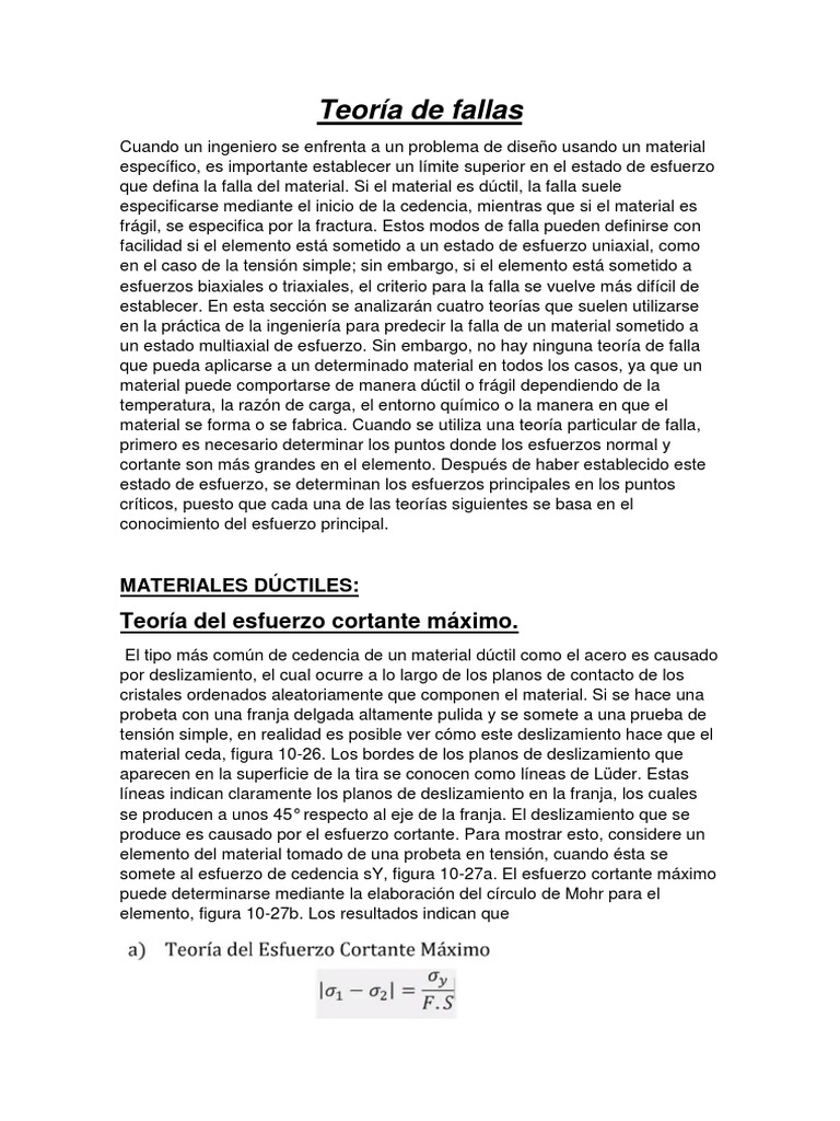 Teoria de Fallas | PDF | Falla (geología) | Ingeniería de Edificación